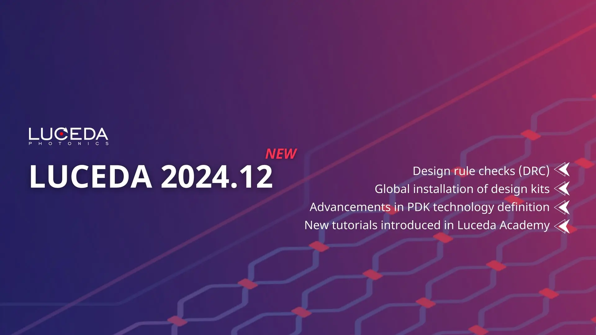 Luceda 2024.12 新版本发布 | Luceda Photonics